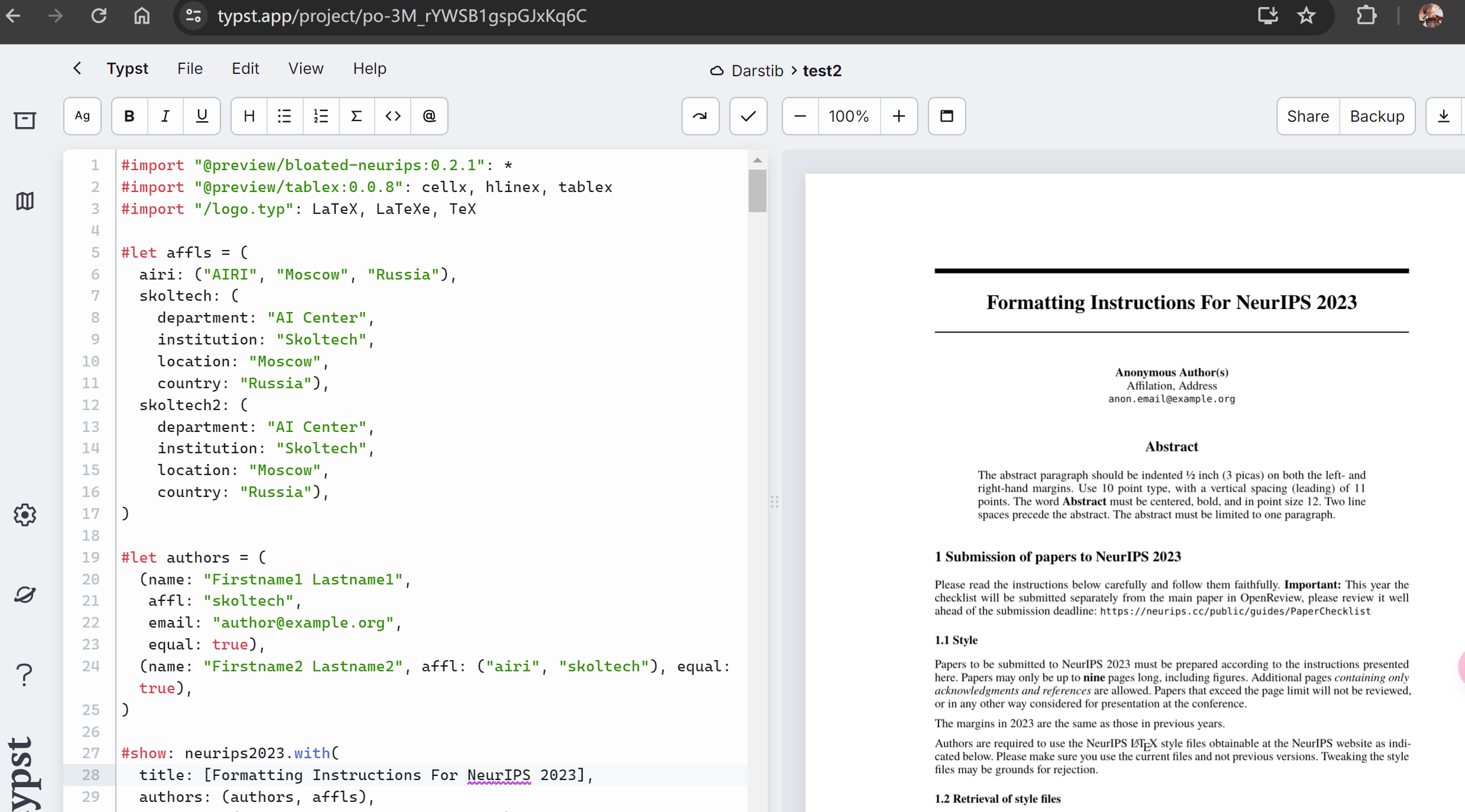 Typst begin - Darstib's KG!
